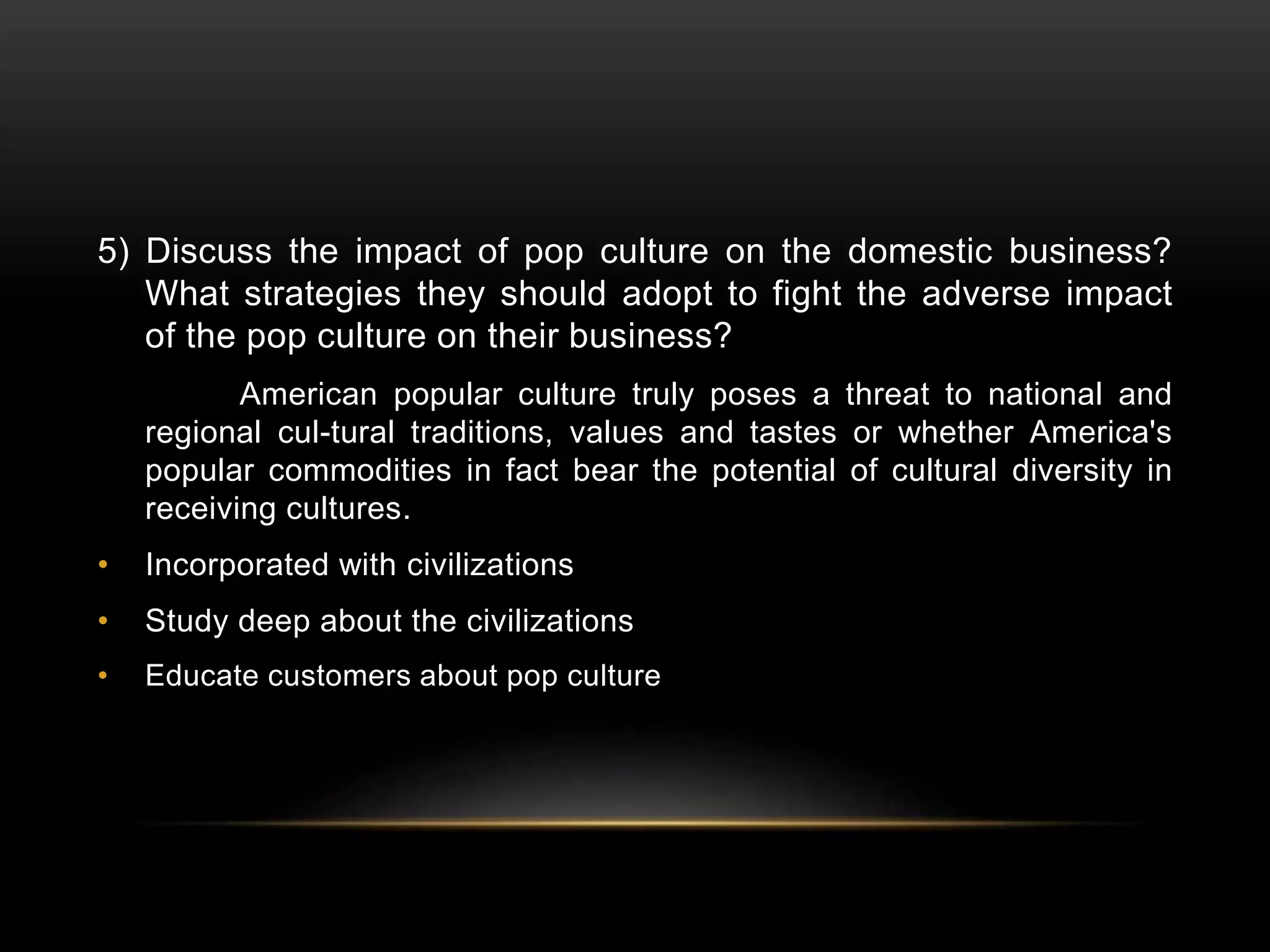 Globalization of Pop Culture | PPTX