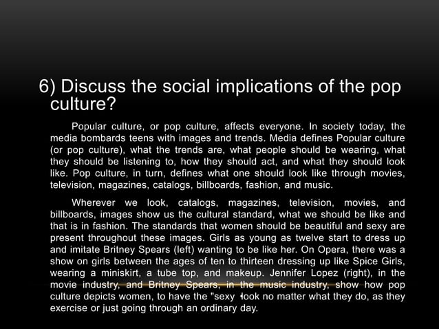 Globalization of Pop Culture | PPTX