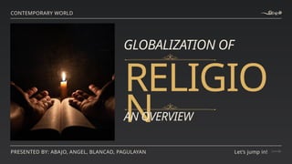 CONTEMPORARY WORLD-THE GLOBALIZATION OF RELIGION.pptx