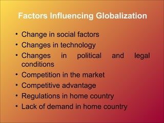 Globalization of services | PPT