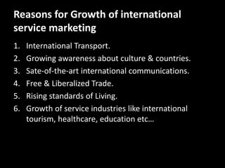 Globalization of Services.ppt and International Marketing. | PPT