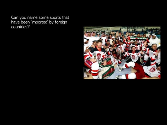 Globalization of sport | KEY | Tennis | Sports