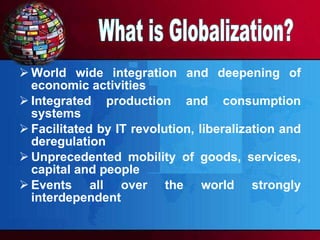 Globalization of world economy ppt | PPT