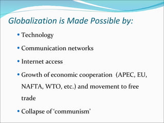 Globalization, Organization, and Public Administration | PPT