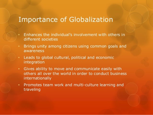 Globalization Examples
