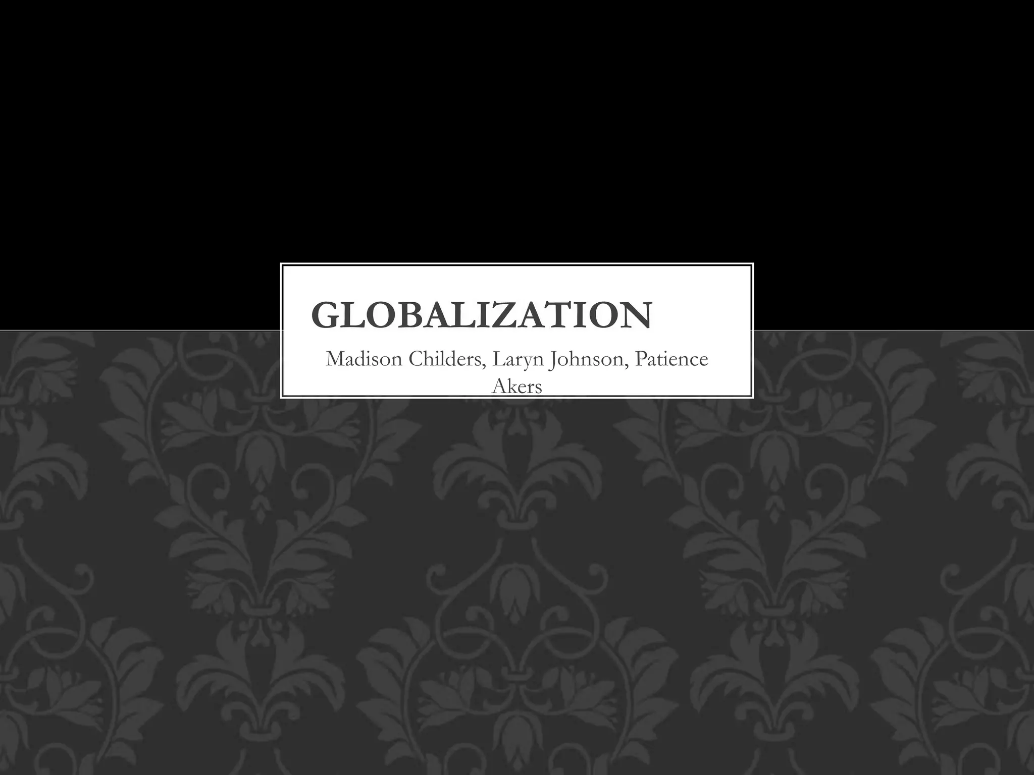 Globalization powerpoint | PPT