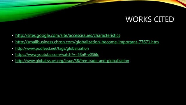 Globalization powerpoint | PPT