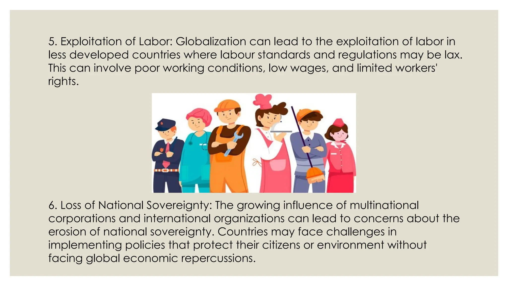 The presentation on issues of Globalization | PPTX