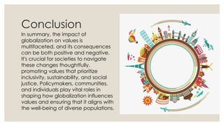 The presentation on issues of Globalization | PPTX
