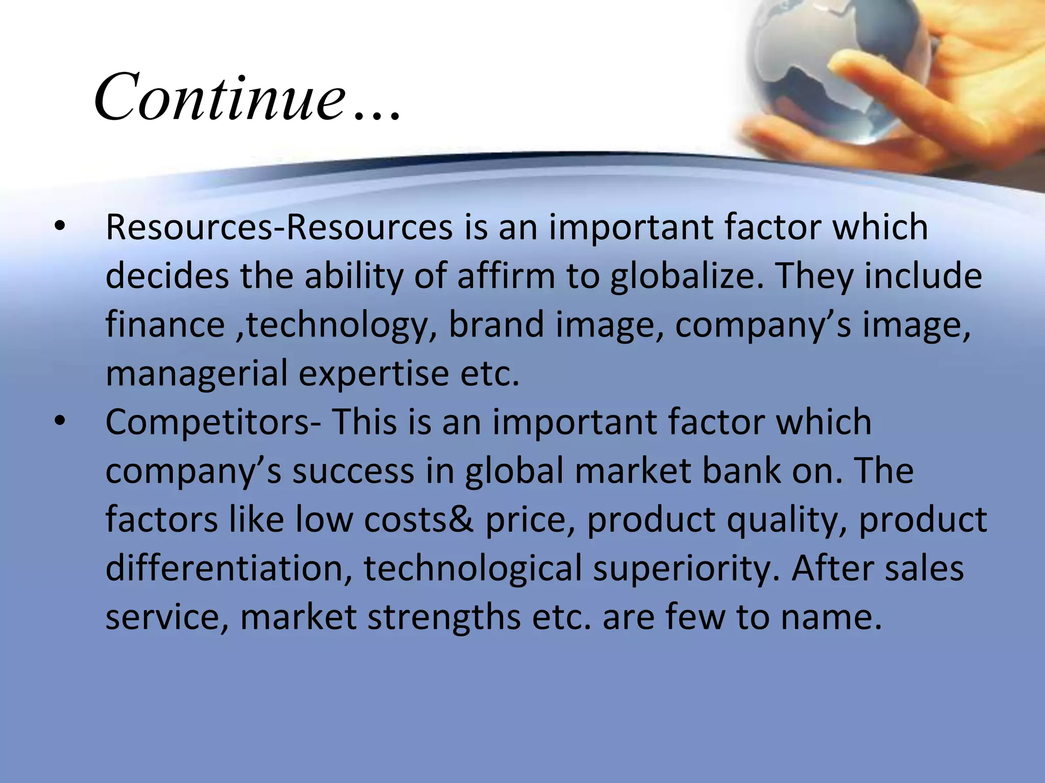 Globalization, its stages, causes, conditions and key players in ...