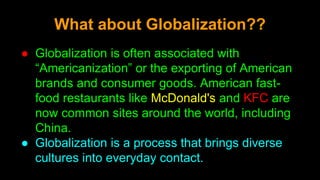 Globalization project | PPTX