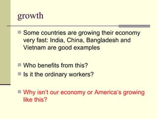 Globalization questions | PPT | Business | Business and Finance