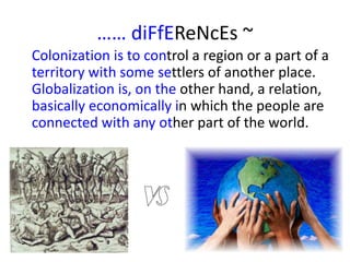 Globalization & Colonization | PPT