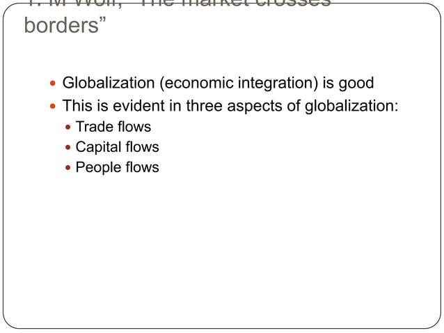 Globalization, security and well being | PPTX | Debated Sensitive ...