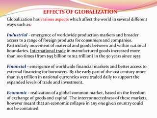 Globalization & trading blocks | PPTX