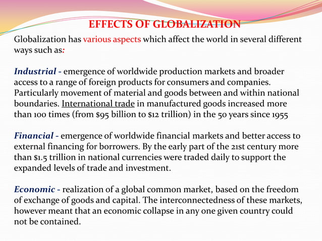 Globalization & trading blocks | PPTX | Economy | Business and Finance