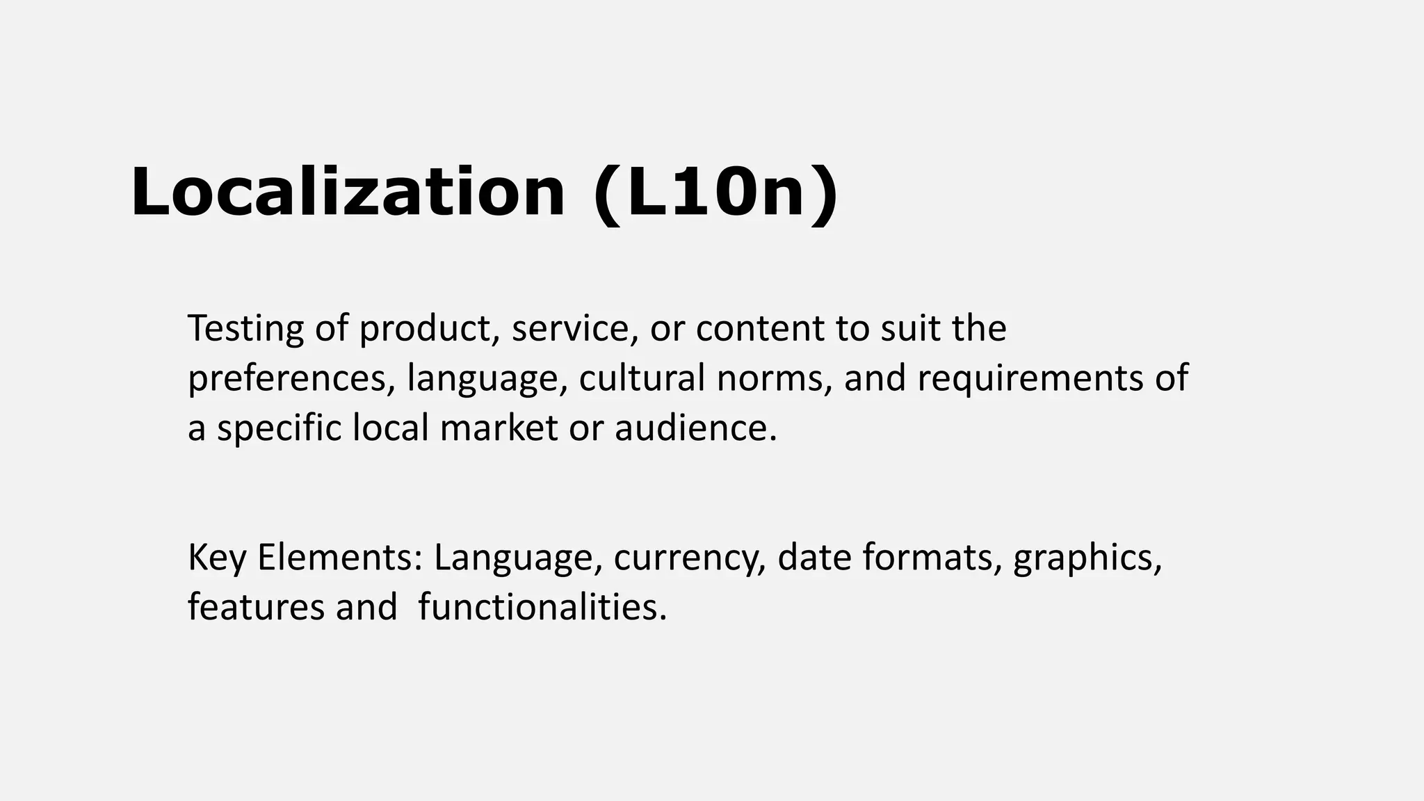 Globalization Testing of Products and Application | PPTX