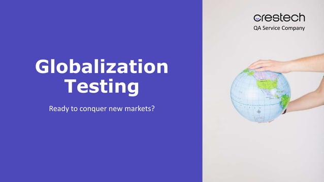 Globalization Testing of Products and Application | PPTX