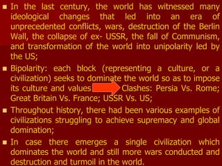 Globalization & the Clash of Civilizations | PPTX