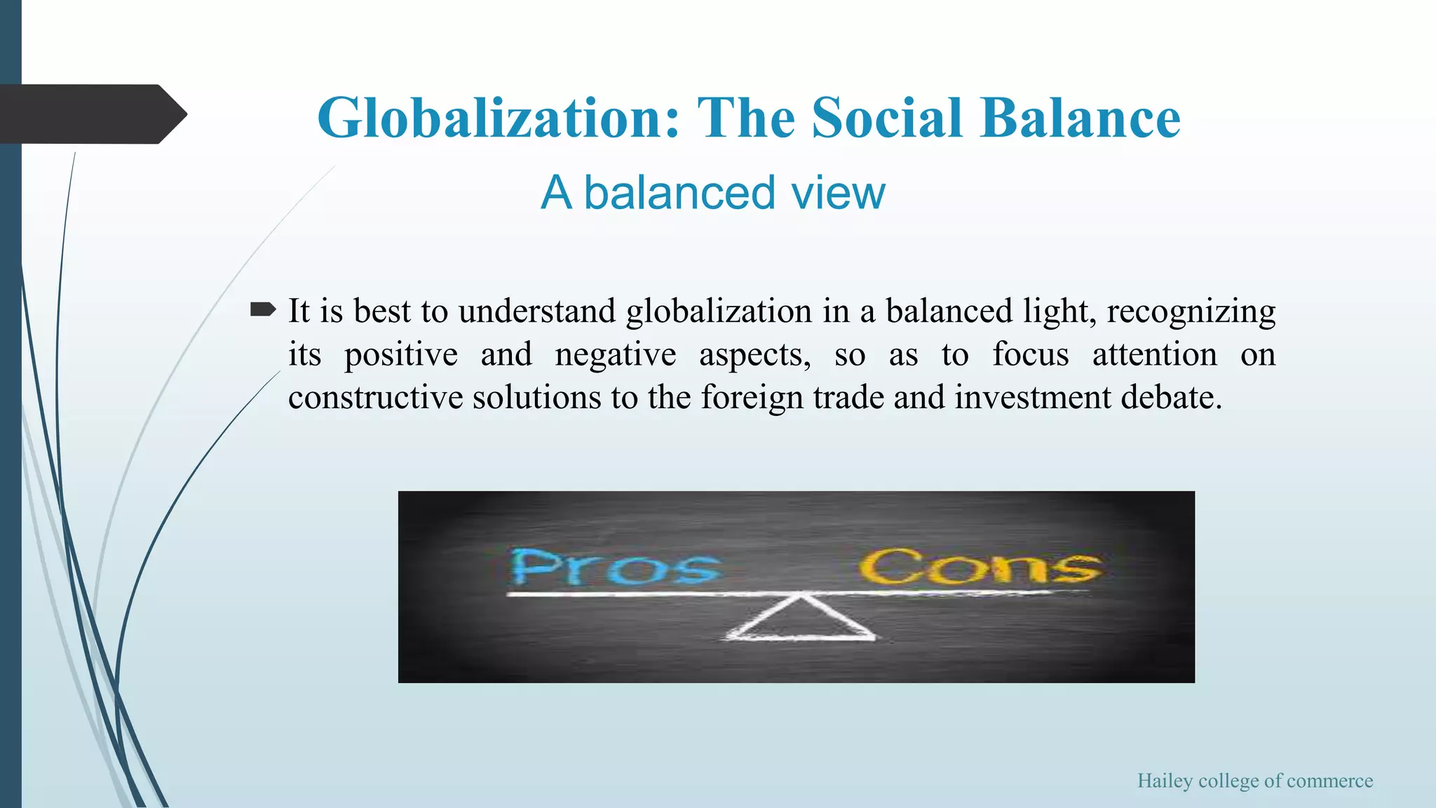 Globalization (the glory of the world) | PPTX