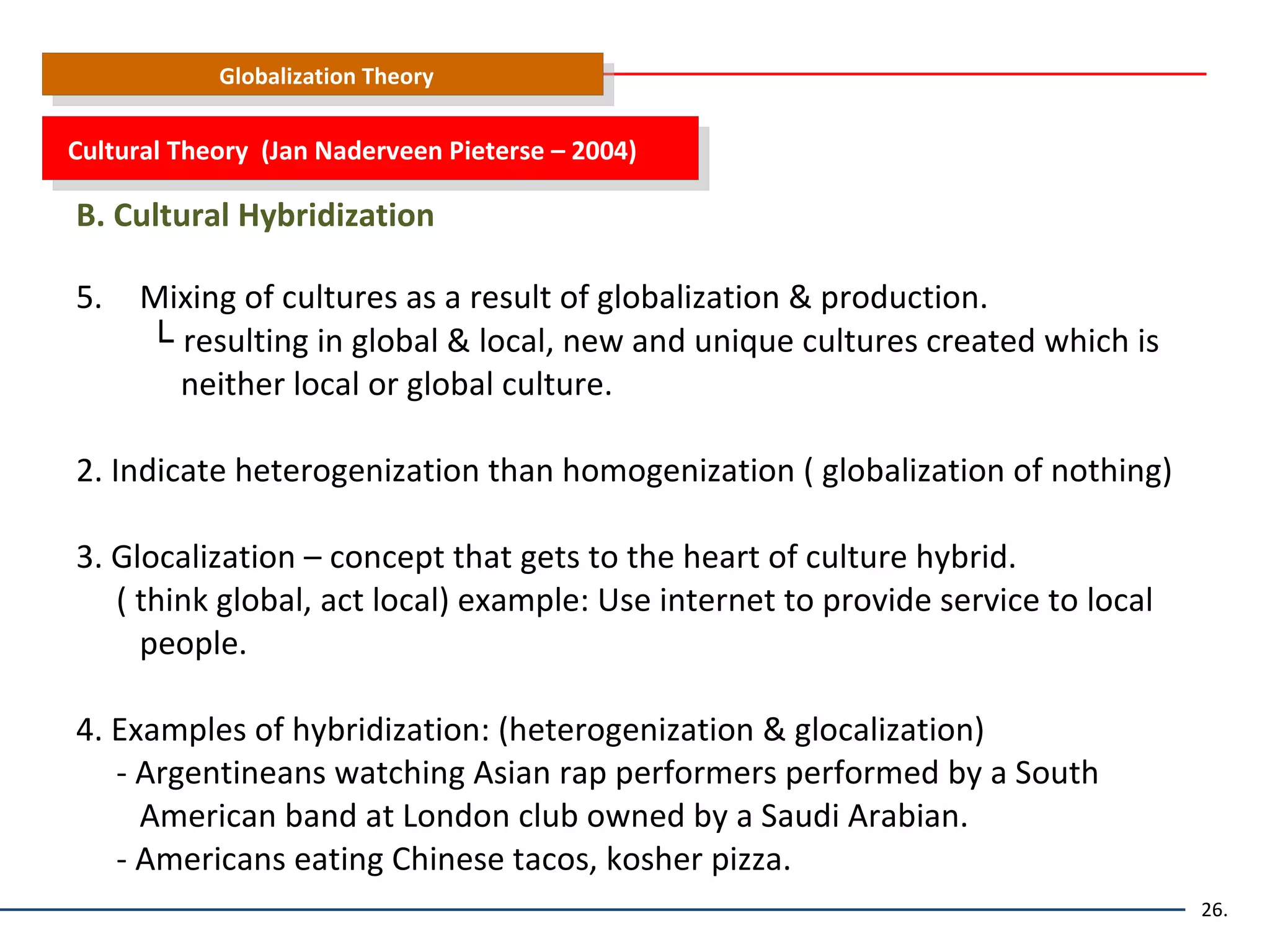 Globalization Theory | PPT