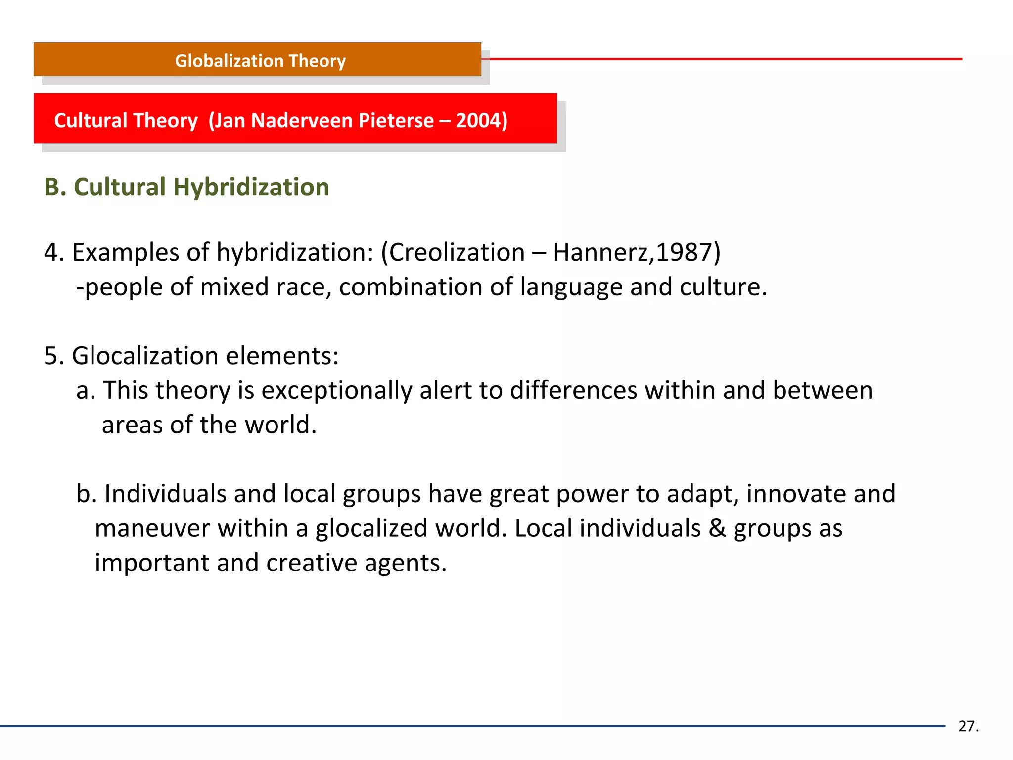 Globalization Theory | PPT