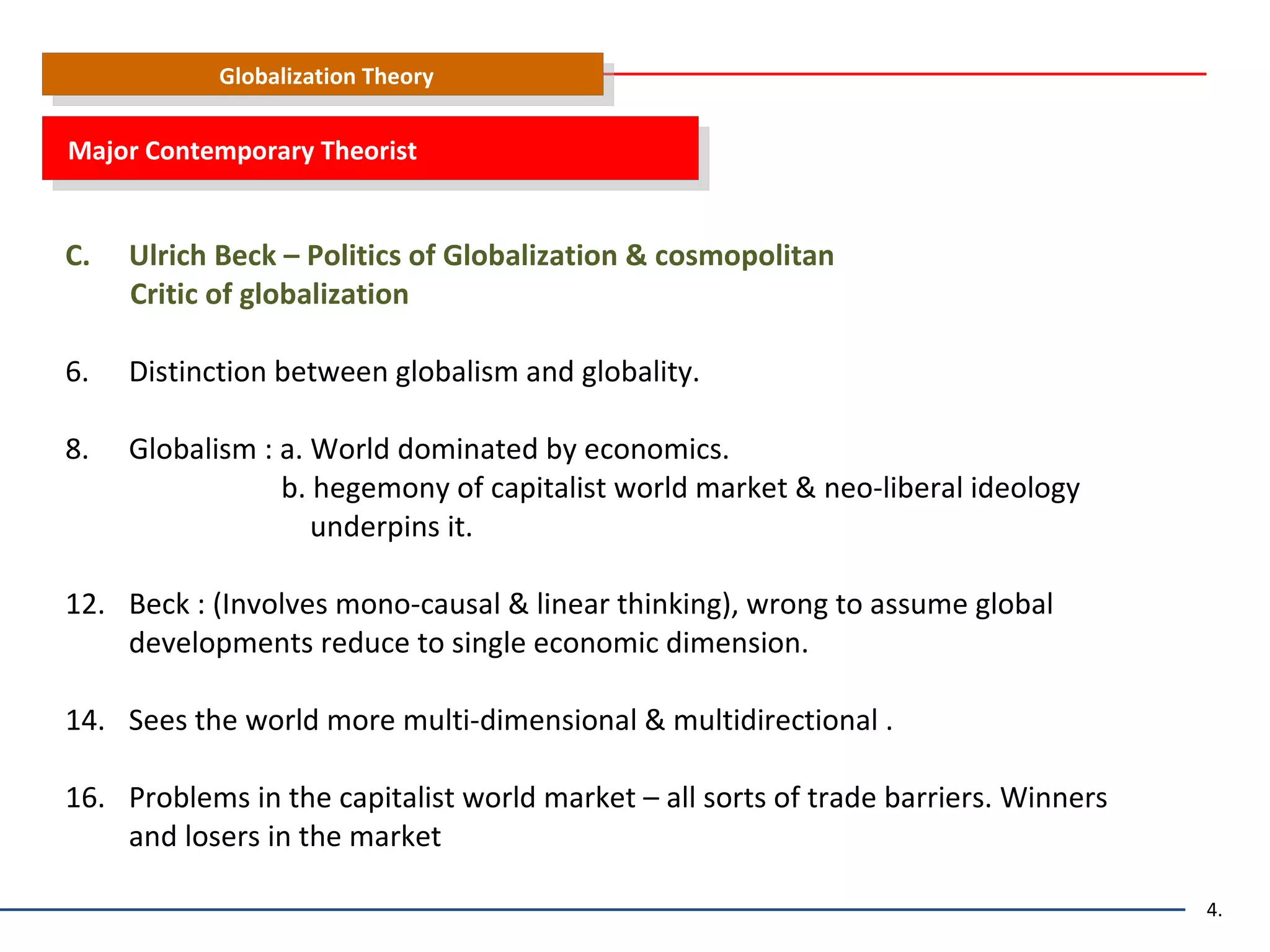 Globalization Theory | PPT