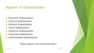 Globalizaton | PPTX