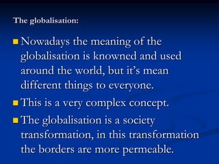 Globalisation | PPT