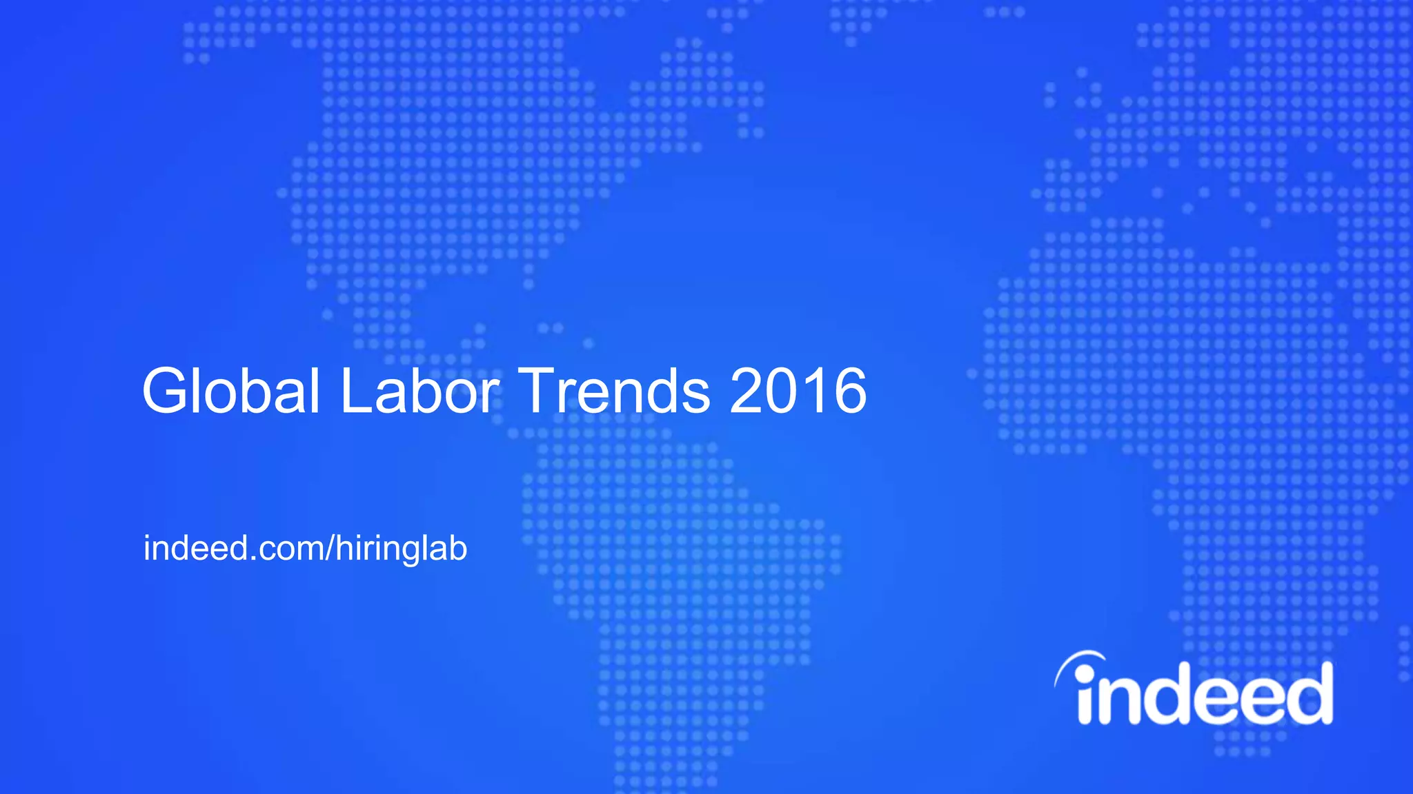 Global Labor Trends 2016 | PPTX