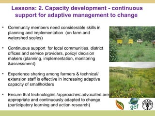 Watershed/Landscape Management for Multiple Benefits and Climate ...
