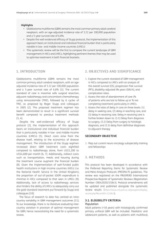 Global landscape of glioblastoma multiforme management in the stupp ...