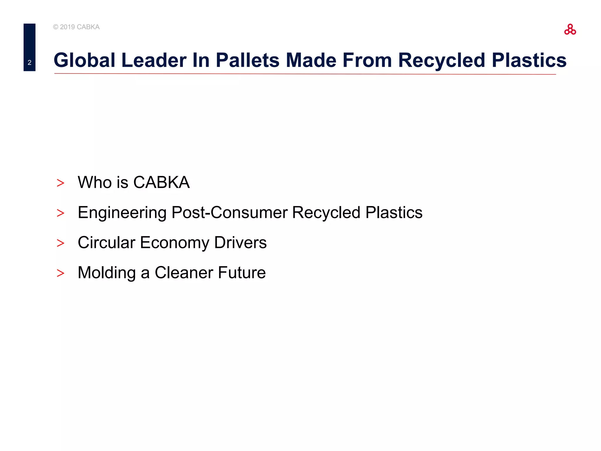 Global leader in pallets made from recycled plastics | PPT | Free Download