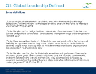 Global Leadership Competence | PDF