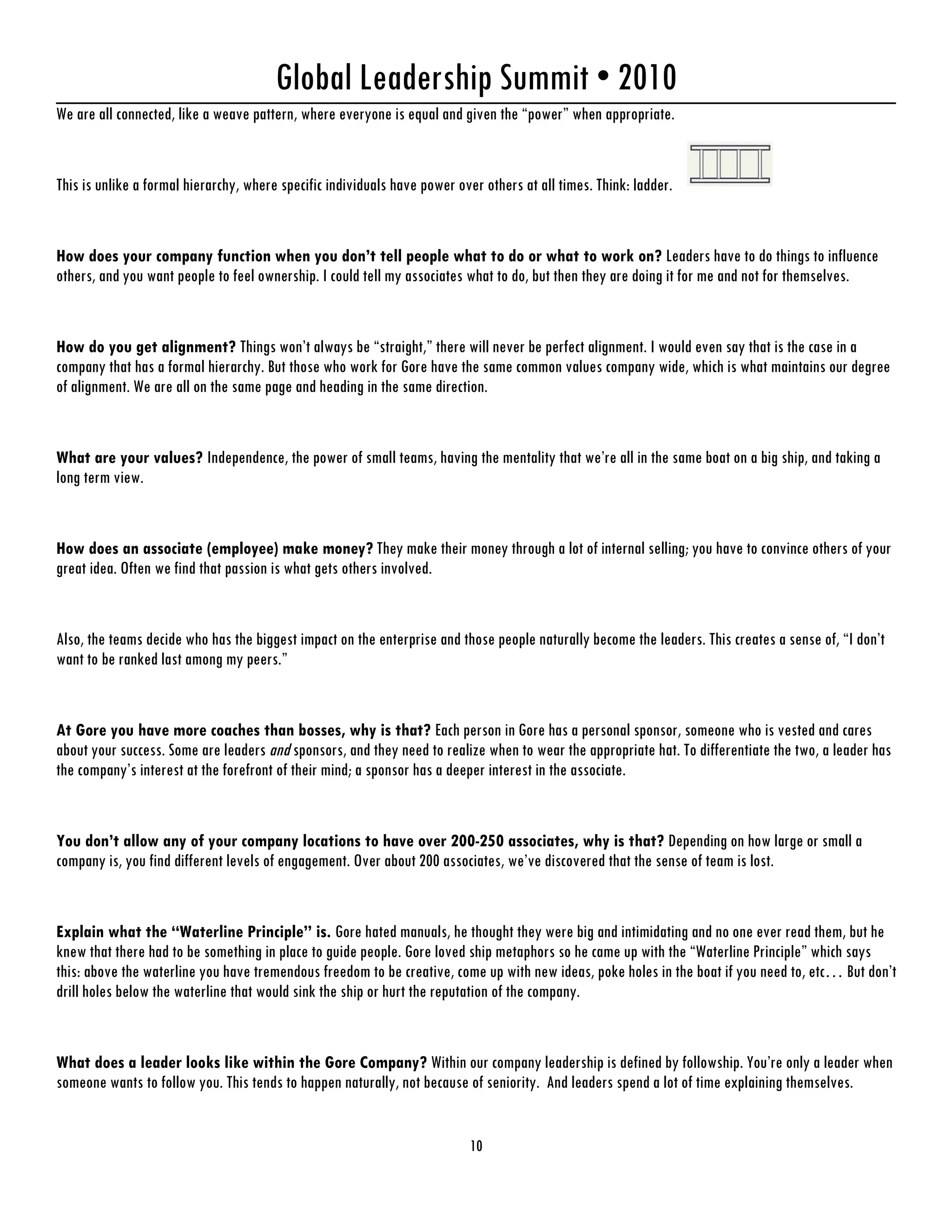 Global leadership Summit Tablet & Notes Typed | DOC
