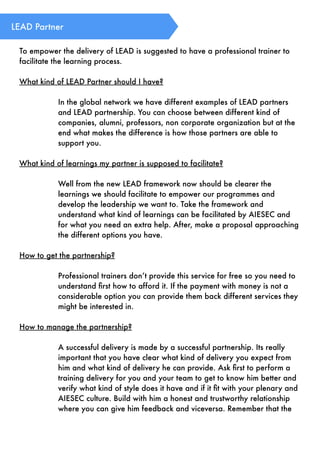 GLOBAL LEAD SUMMIT | LEAD GUIDELINES | PDF