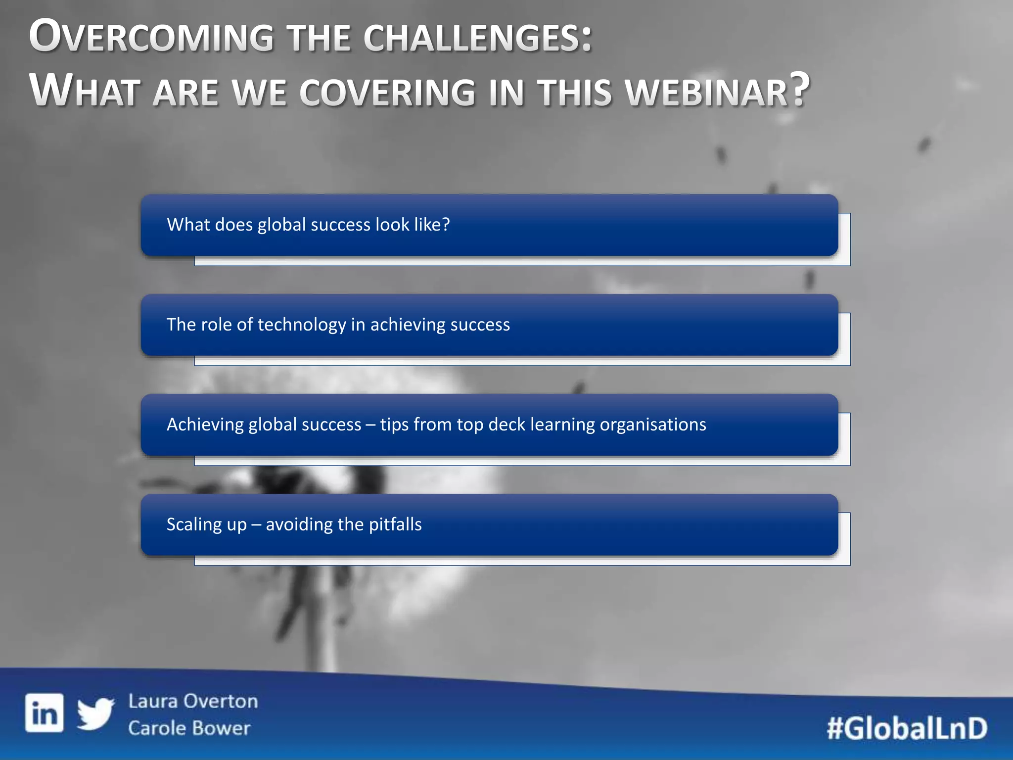 Going Global: The Challenges of Building Skills in Geographically ...