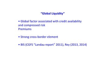 Global liquidity | PPTX