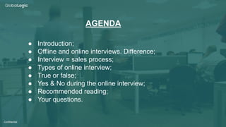 Online Interview: Tips and Tricks | PPT
