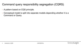 Introduction to CQRS | PPT