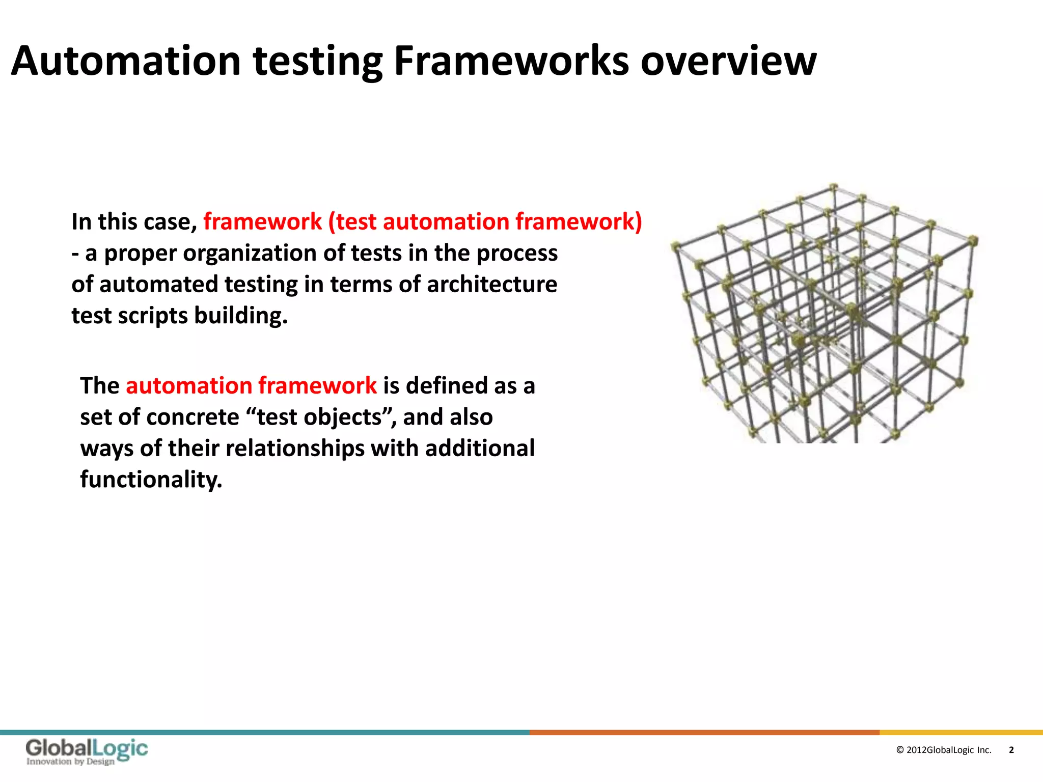 Framework For Web Automation Testing Ppt 9529