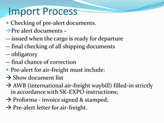 Global logistics | PPTX