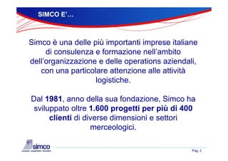 SIMCO: Global Logistics Demand Planning | PPT