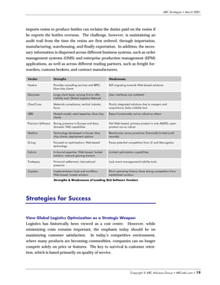 Global logistics strategies | PDF