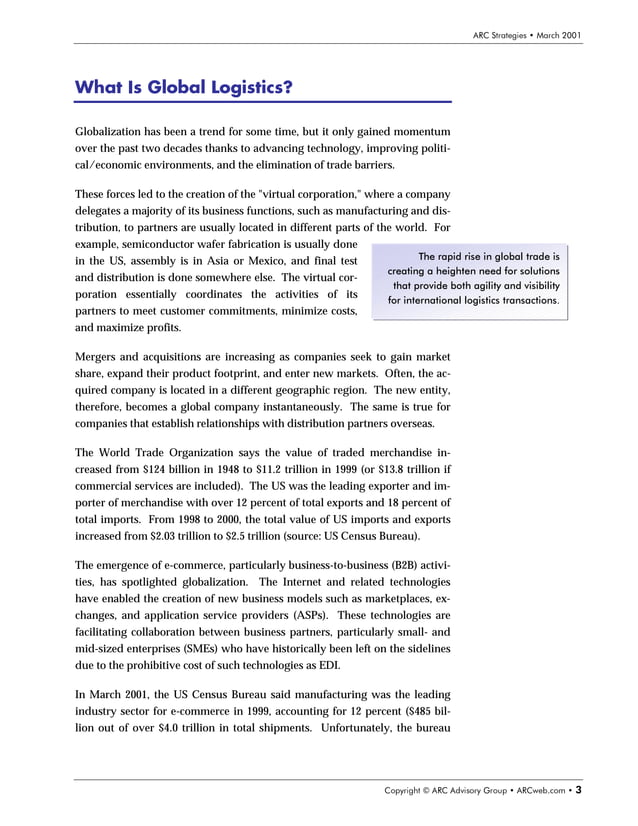 Global logistics strategies | PDF