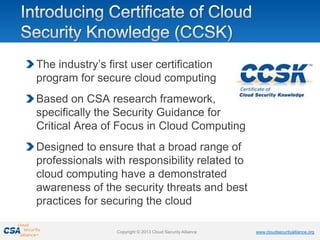 Global Mandate to Secure Cloud Computing | PPT
