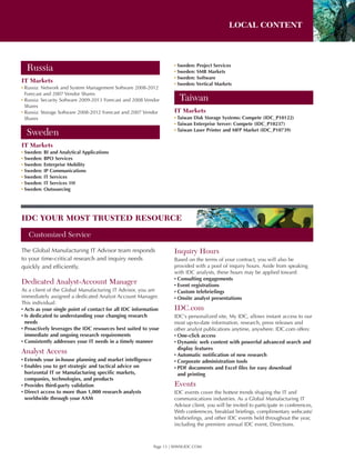 Manufacturing IDC GITA 2010 | PDF | Computing | Technology & Computing