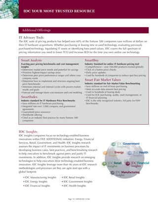 Manufacturing IDC GITA 2010 | PDF | Computing | Technology & Computing