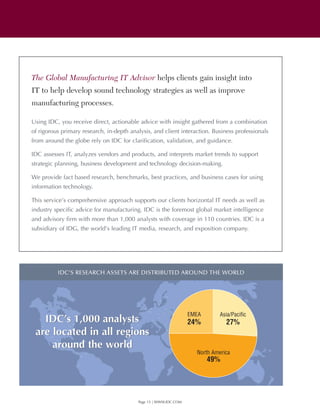Manufacturing IDC GITA 2010 | PDF | Computing | Technology & Computing