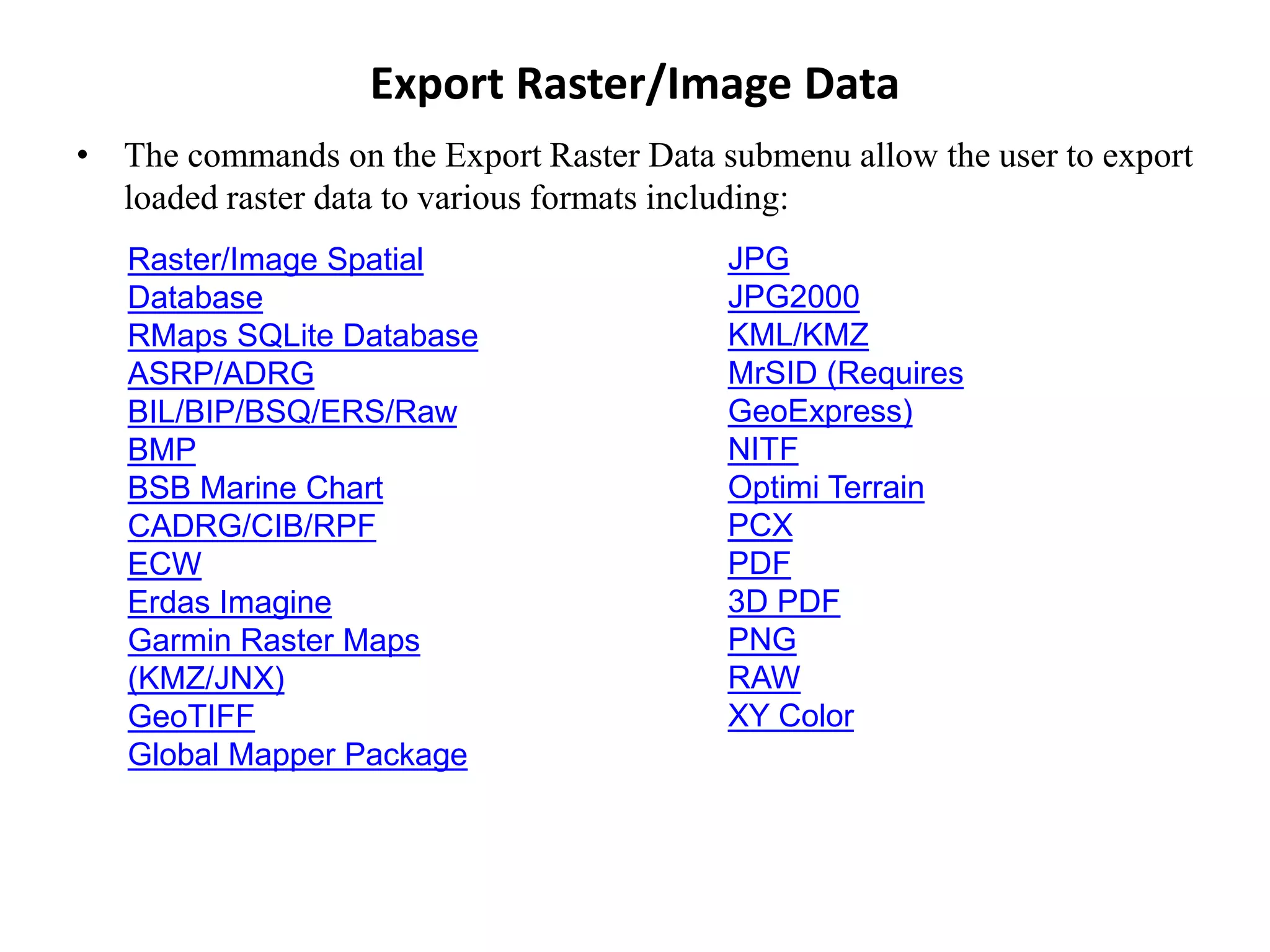 Global mapper tutorial Jimma University Ethiopia | PPT